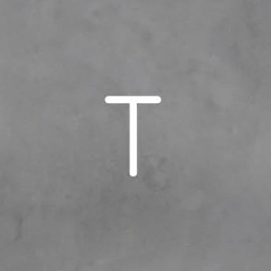 Artemide Alphabet of Light vägg stor bokstav T | Lamp24.se