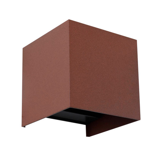 Dara Square LED Smart Draußen Wandleuchte Rost - Lindby | Online bestellen