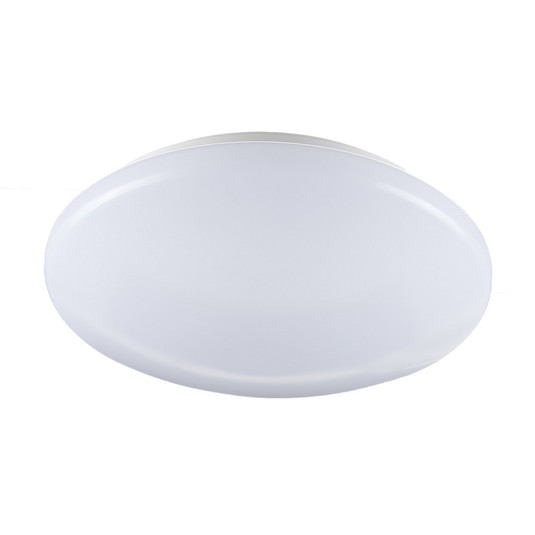 Pollux LED ceiling light, plastic, round, motion detector | Lights.co.uk