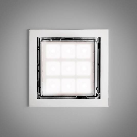 LED ceiling PAD80 with adjustable lense | Lights.co.uk