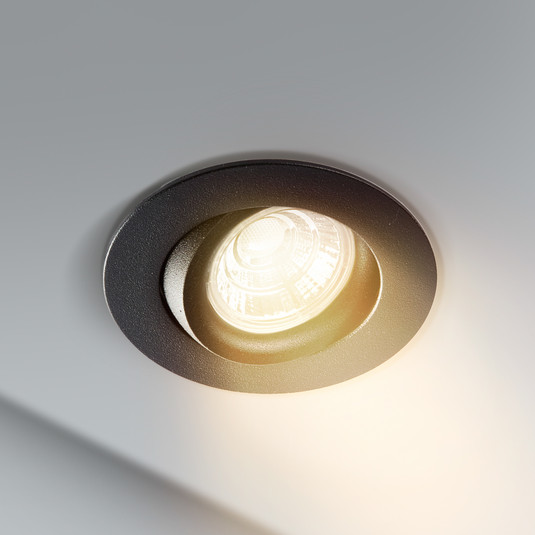 LED recessed downlight DL6809, round | Lights.ie