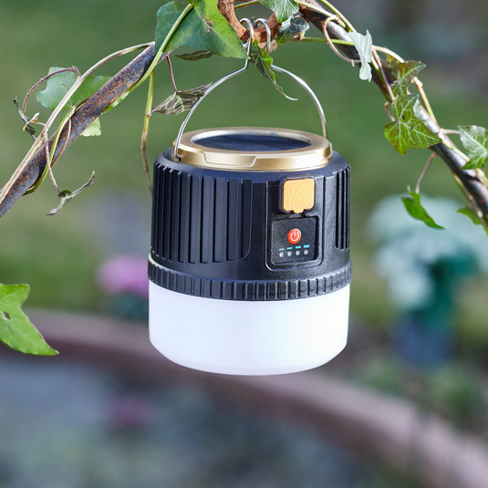 LED solar light Multi 300L, universal, remote control, USB | Lights.co.uk