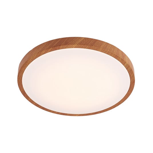 Mynte Round plafoniera LED Ø42cm Legno/Bianco - Lindby | Acquista online