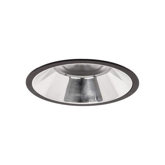 BRUMBERG Apollo Maxi, smooth reflector, round, 3,500K, black | Lights.co.uk