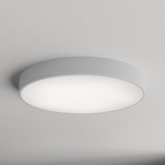 Plafoniera Cleo 600, grigio, sensore, IP20, Ø 60 cm, metallo | Lampade.it
