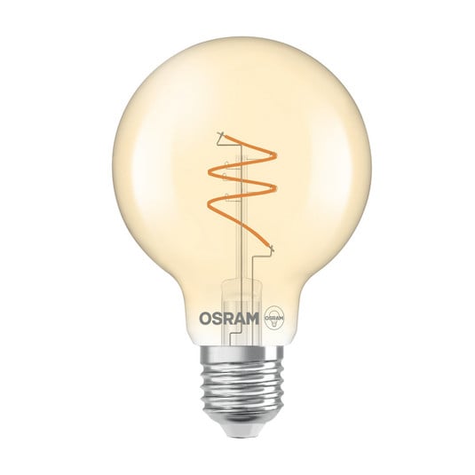 OSRAM LED Vintage G80 E27 4,9W 922 Spiral Filament gold dim | Lampenwelt.at