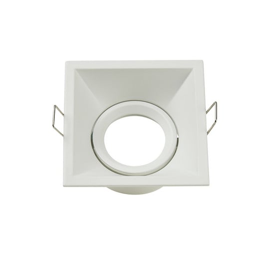 Slim Trim Square recessed light, white, 9 x 9 cm, aluminium, GU10 ...