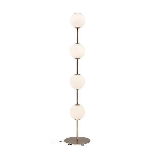 Lampada LED da pavimento Audrey, color ottone, 128 cm, a 4 luci - UMAGE ...