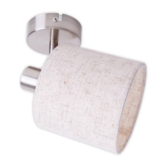 Deckenlampe Maron, einflammig, Textil, beige | Lampenwelt.de