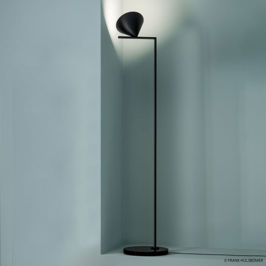 FLOS Captain Flint - black designer floor lamp | Lights.co.uk